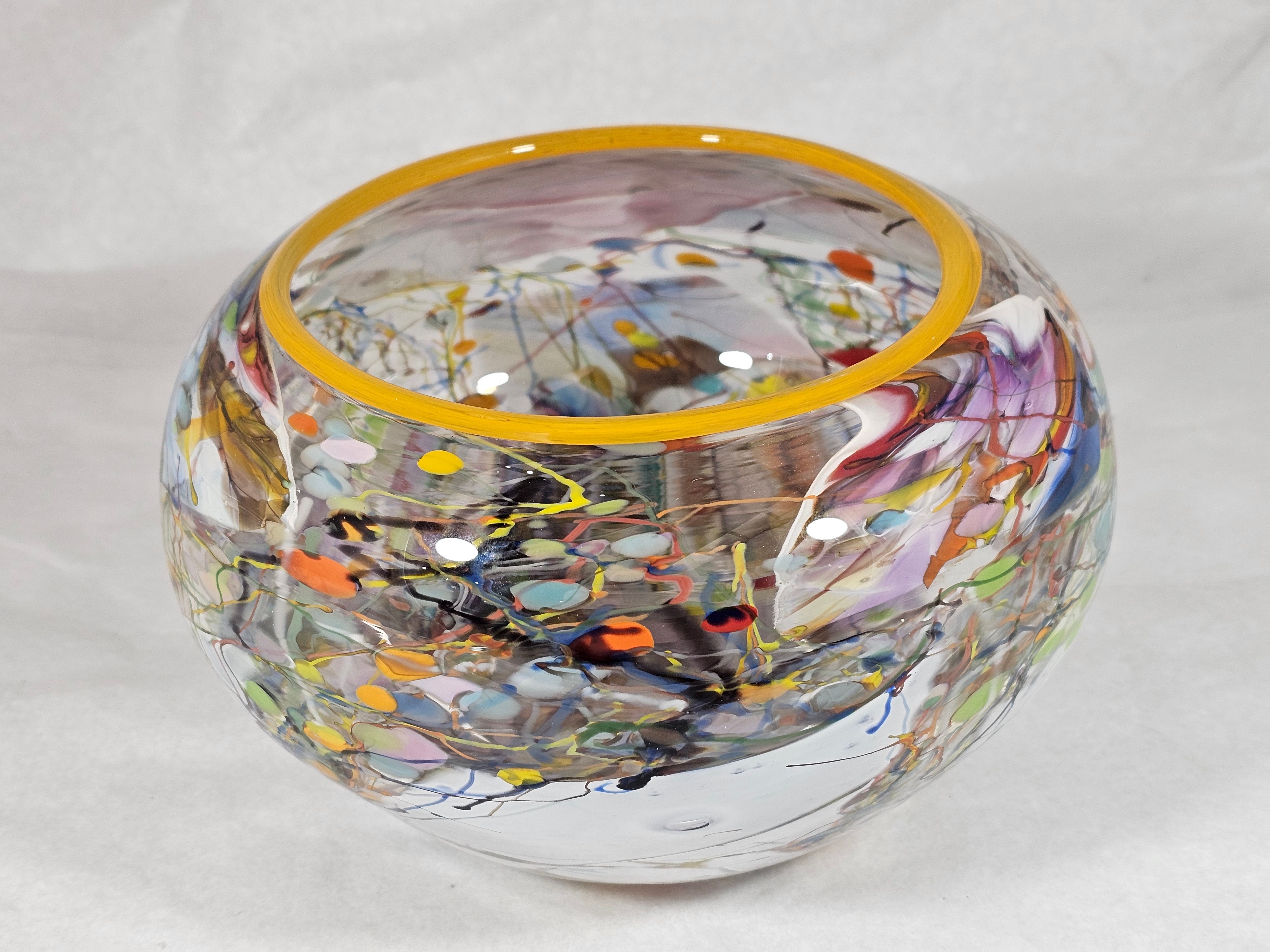 Shard Fish Bowl - Orange – Gallery Helena Bay