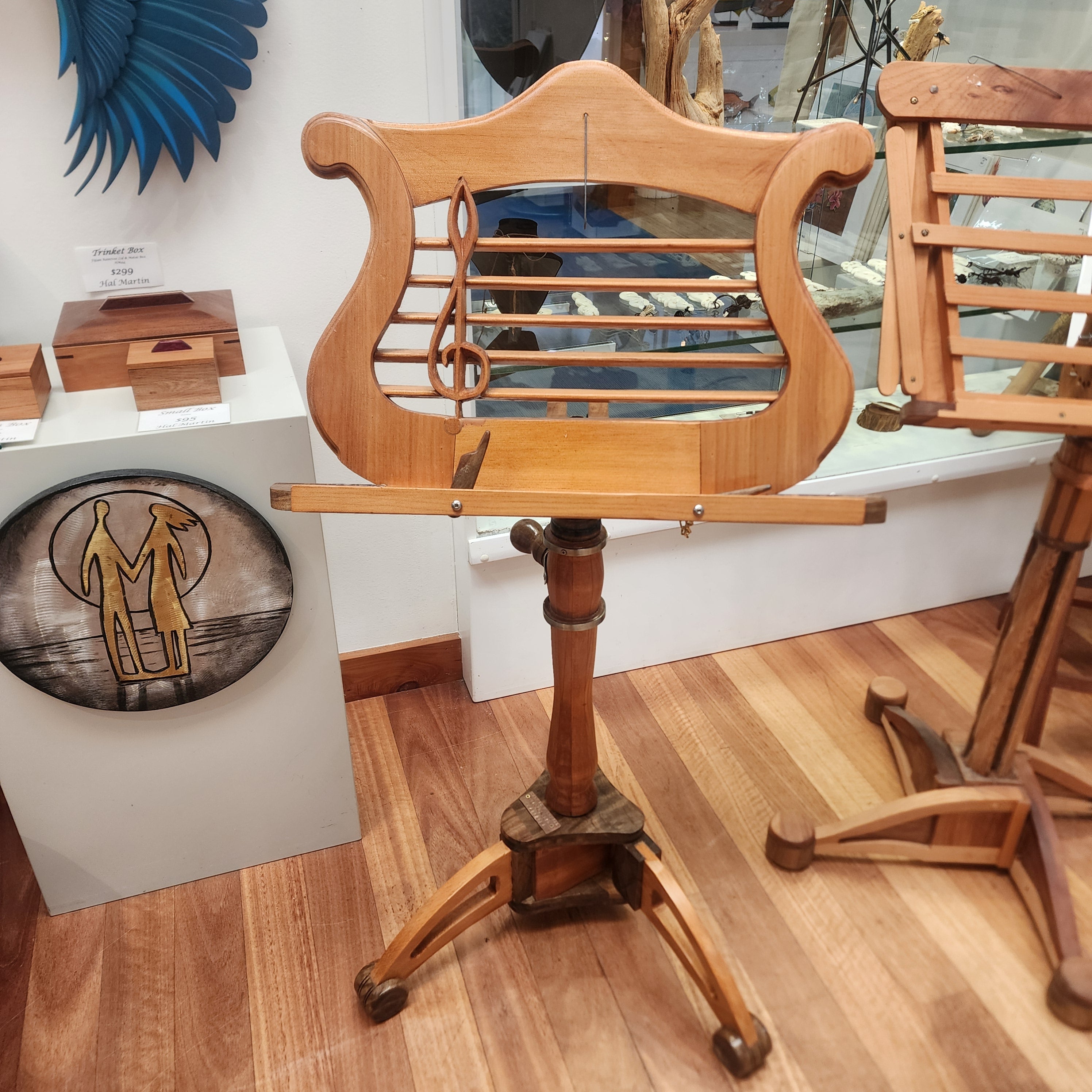 Music Stand with Treble Clef – Gallery Helena Bay