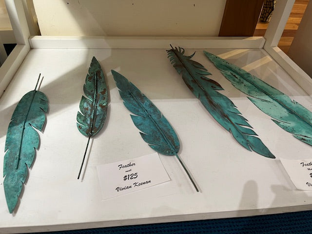 Copper Feathers from $125 – Gallery Helena Bay